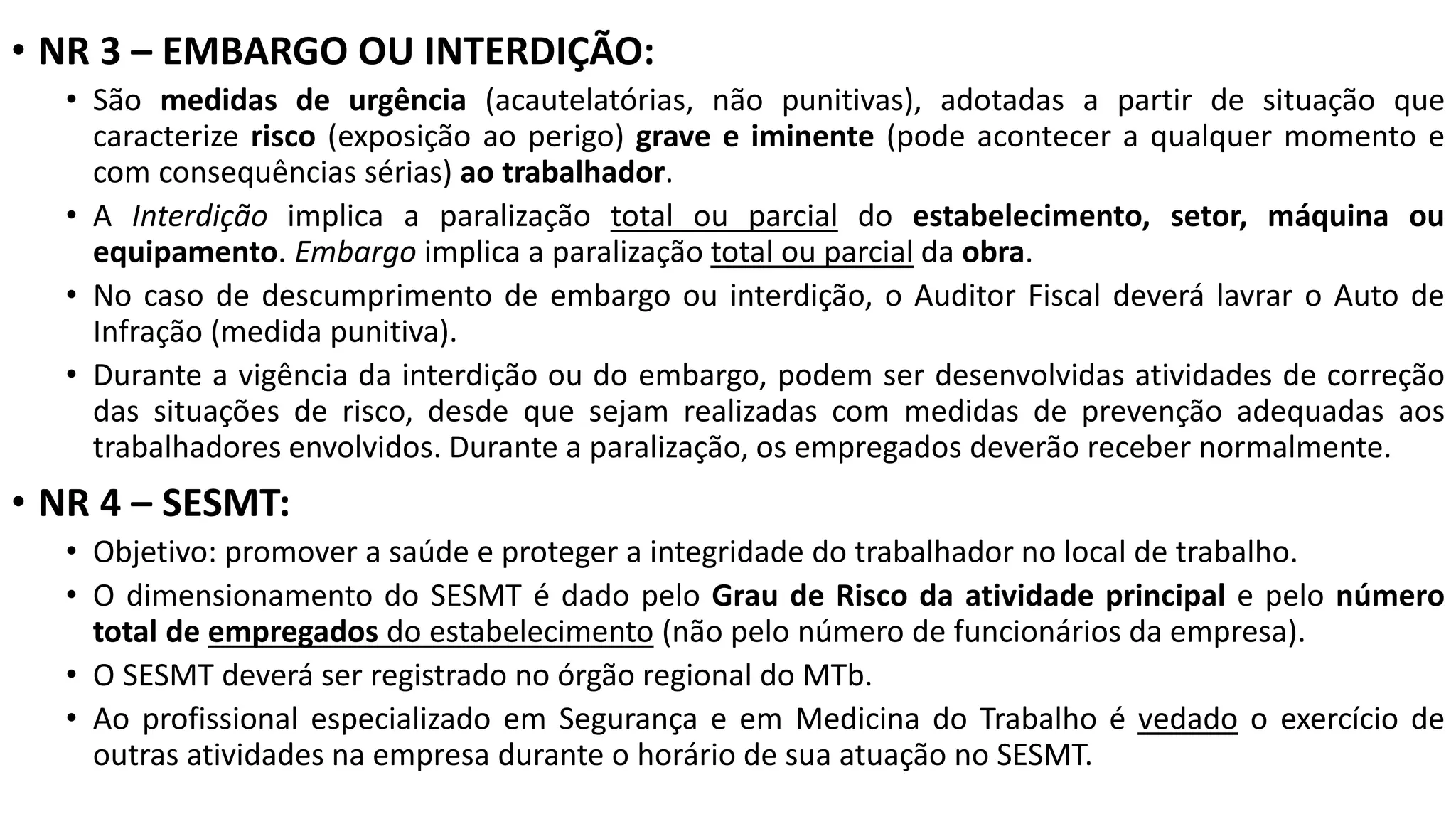 Normas Regulamentadoras (NRs) de 1 a 6 | PPT