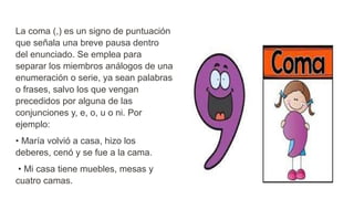 Normas y reglas de puntuación..lenguaje quinto basico | PPTX
