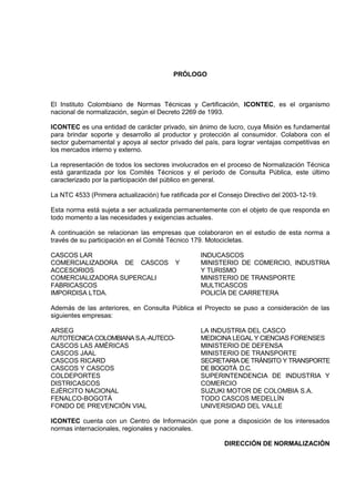 Norma Técnica Colombiana 4533 | PDF