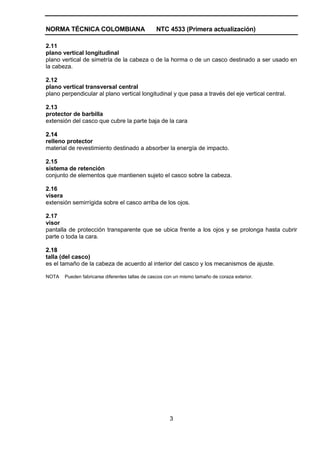 Norma Técnica Colombiana 4533 | PDF