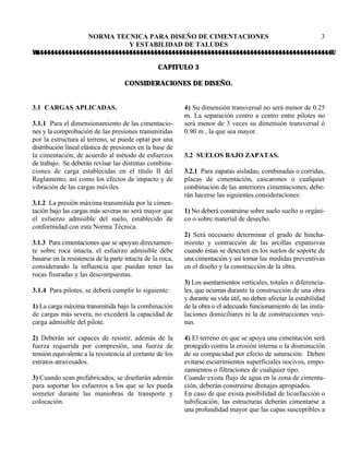 Norma tecnica de cimentaciones | PDF