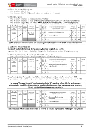 Norma tecnica de control y codificaciones his | PDF