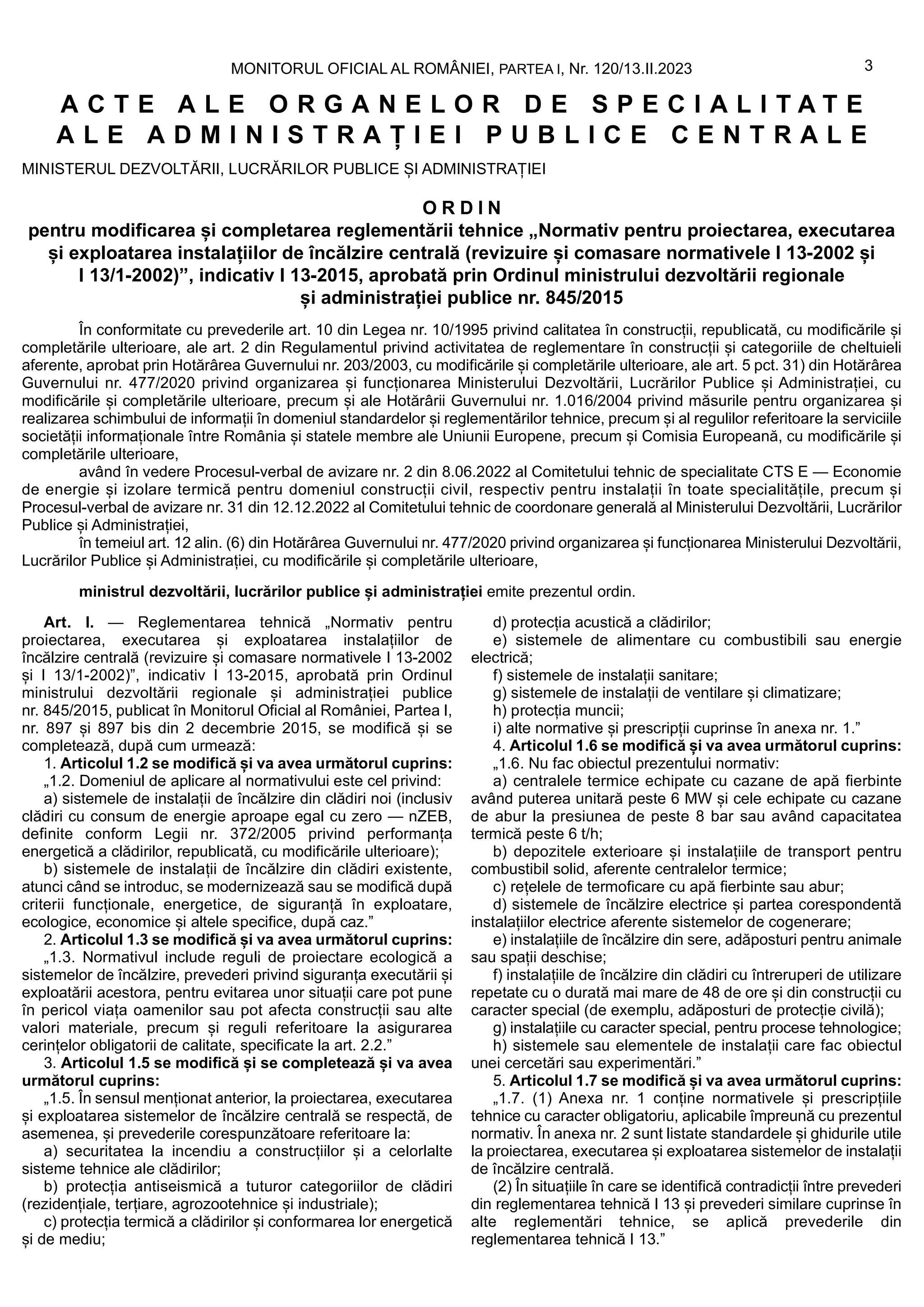 Normativ proiectare I13 2015 Modificare 2023.pdf