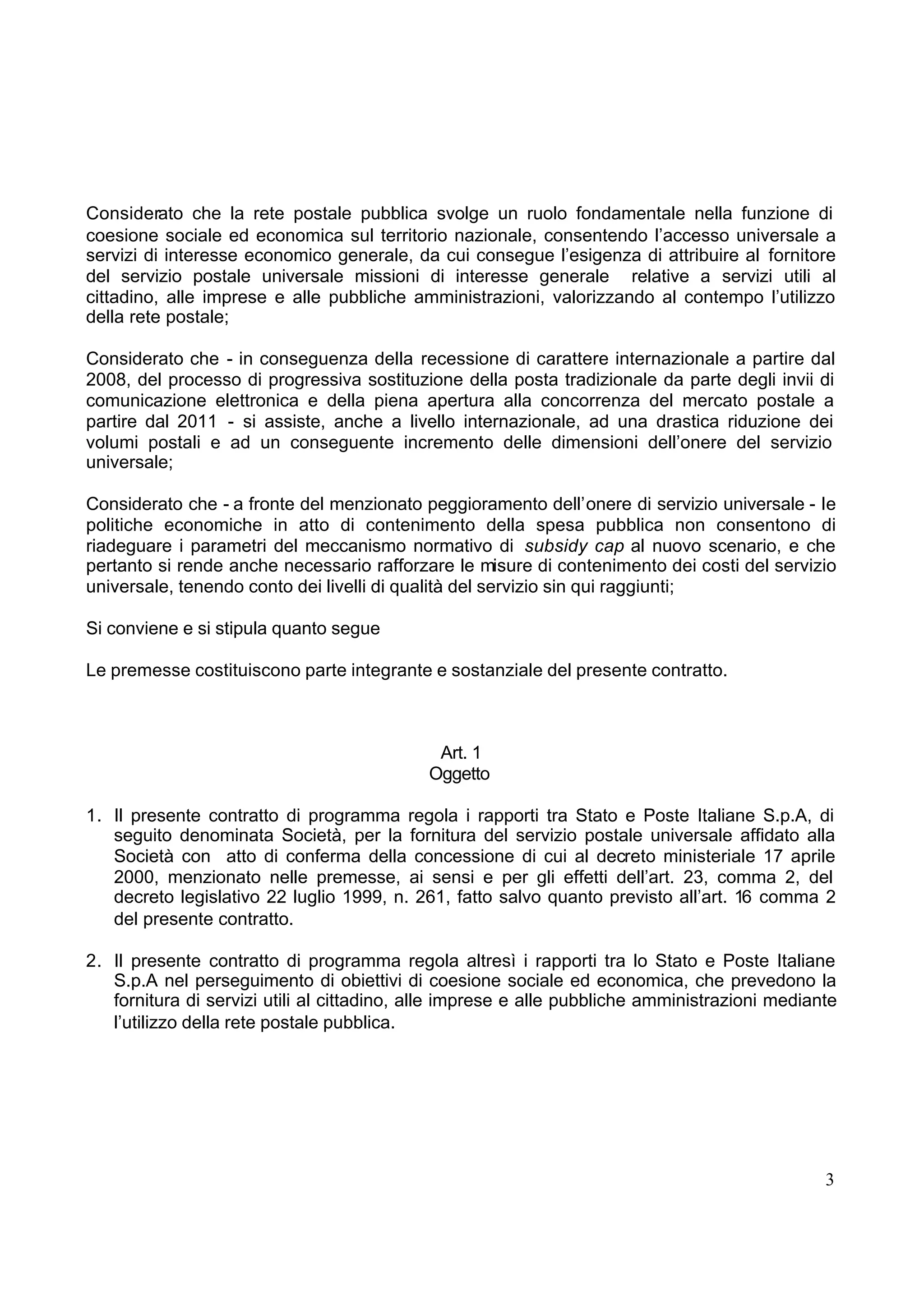Normativa contratto programma_ 2009_2011 | PDF