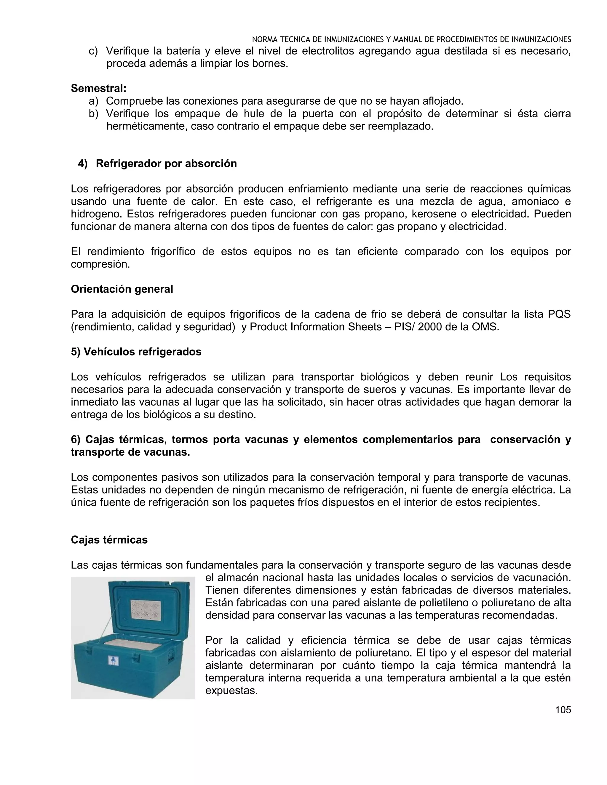 Normativa inmunizaciones MINSA Nicaragua | PDF
