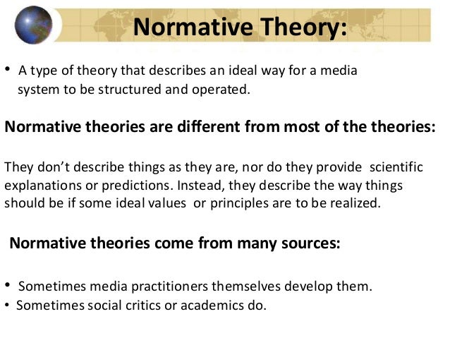 Normative theories