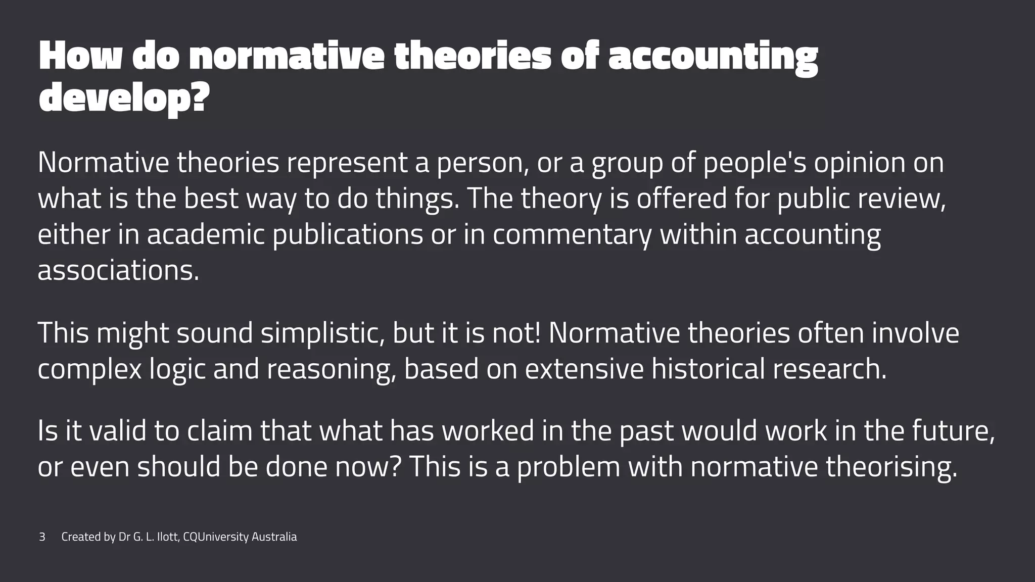 Normative theories of accounting what and why | PDF