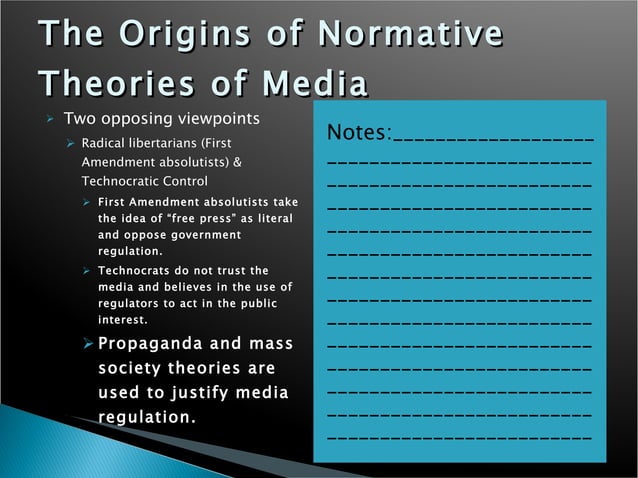 Normative Theory | PPT