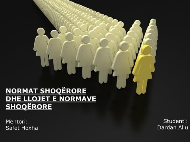 Normat shoqërore dhe llojet e normave shoqërore | PDF
