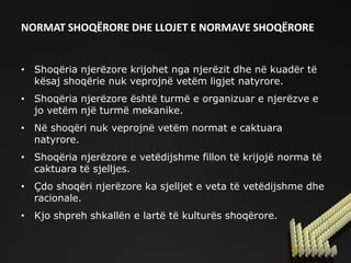 Normat shoqërore dhe llojet e normave shoqërore | PDF