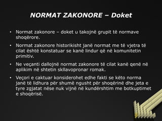 Normat shoqërore dhe llojet e normave shoqërore | PDF