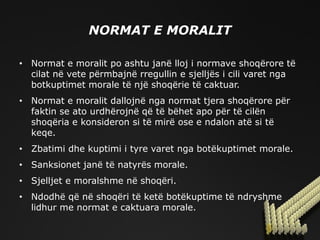 Normat shoqërore dhe llojet e normave shoqërore | PDF
