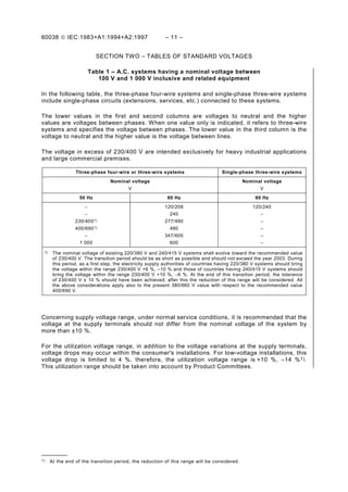Norma voltaje 60038 iec | PDF