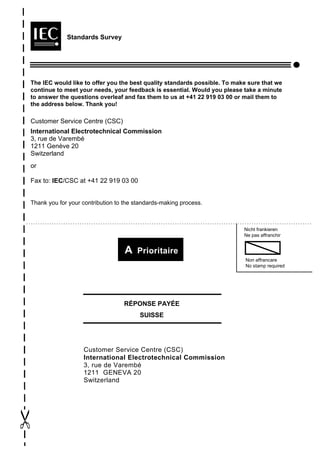 Norma voltaje 60038 iec | PDF