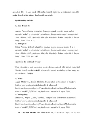 Norme de redactare | DOCX