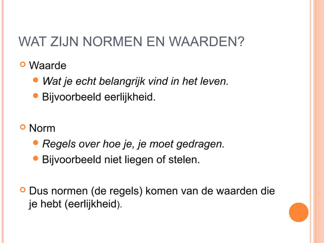 Normen en waarden maatschappijleer | PPT | Education