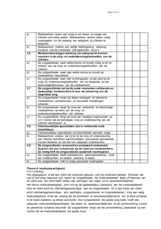 Normen inspectiebezoeken 2016 checklist | PDF