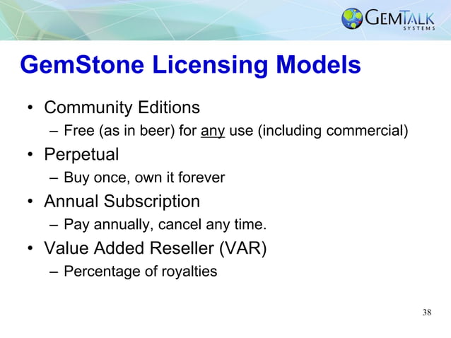 Gemstone RoadMap | PPT