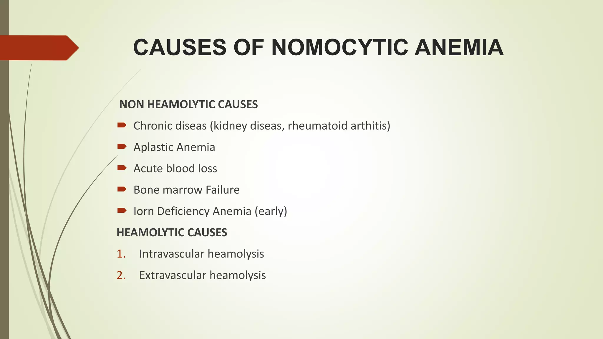 Normocytic anemia | PPTX