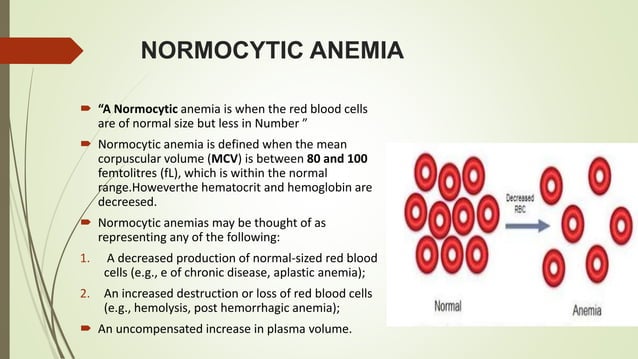 Normocytic anemia | PPT