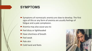Normocytic anemia | PPTX