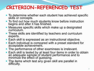 Norm referenced and criterion referenced.pptx