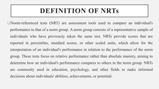 Norm Reference Tests.pptx