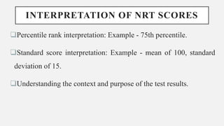 Norm Reference Tests.pptx