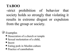 NORMS for the topic in understanding culture.ppt