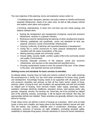 Norms and standards of housing | DOCX