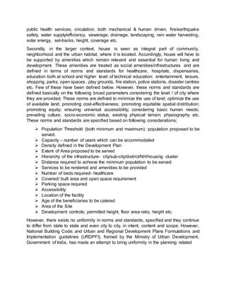 Norms and standards of housing | PDF