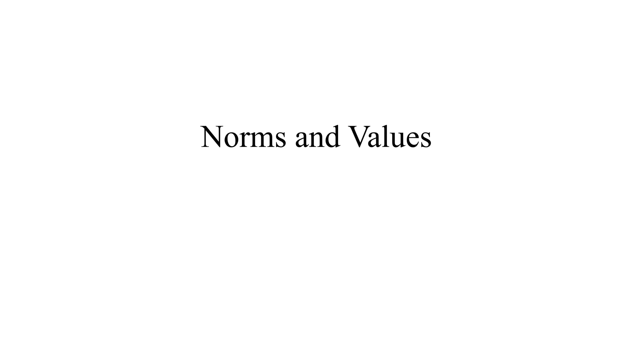 Norms and values.pptx.thier types and Significances. | PPT