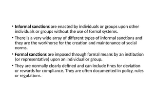 Norms and values.pptx.thier types and Significances. | PPT