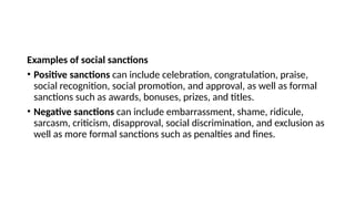 Norms and values.pptx.thier types and Significances. | PPT