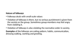 Norms and values.pptx.thier types and Significances. | PPT