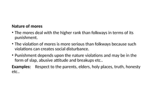 Norms and values.pptx.thier types and Significances. | PPT