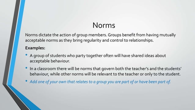 Norms, conformity and cohesiveness | PPTX | Education