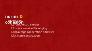 norms and cohesion affecting society.pptx