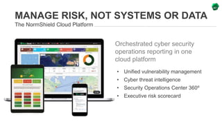 NormShield Cyber Threat & Vulnerability Orchestration Overview | PPTX