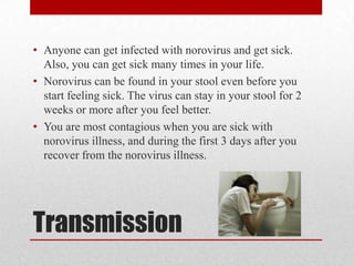 Norovirus outbreak prevention | PPTX
