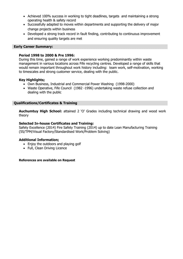 Norrie caven cv | PDF