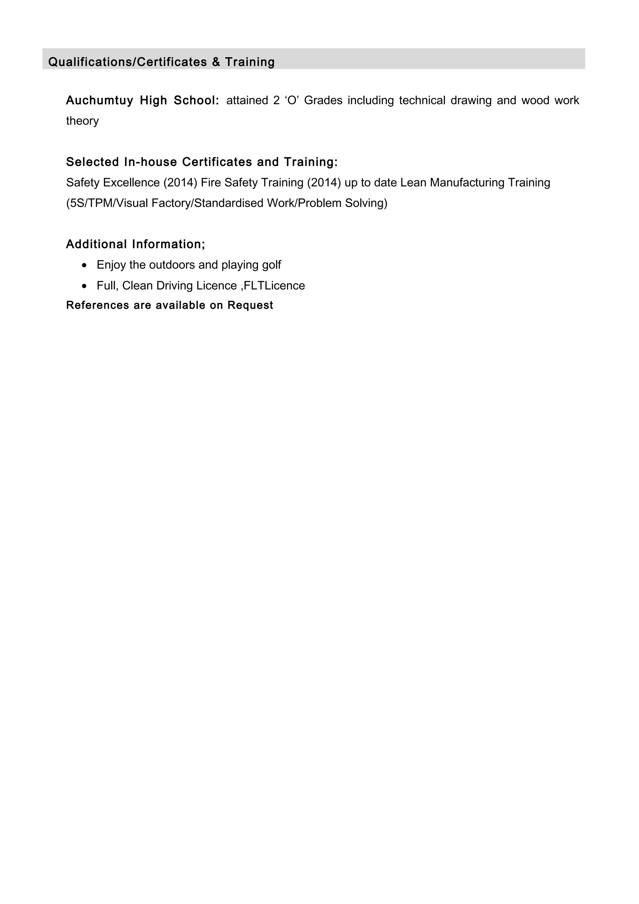 Norrie caven cv | PDF