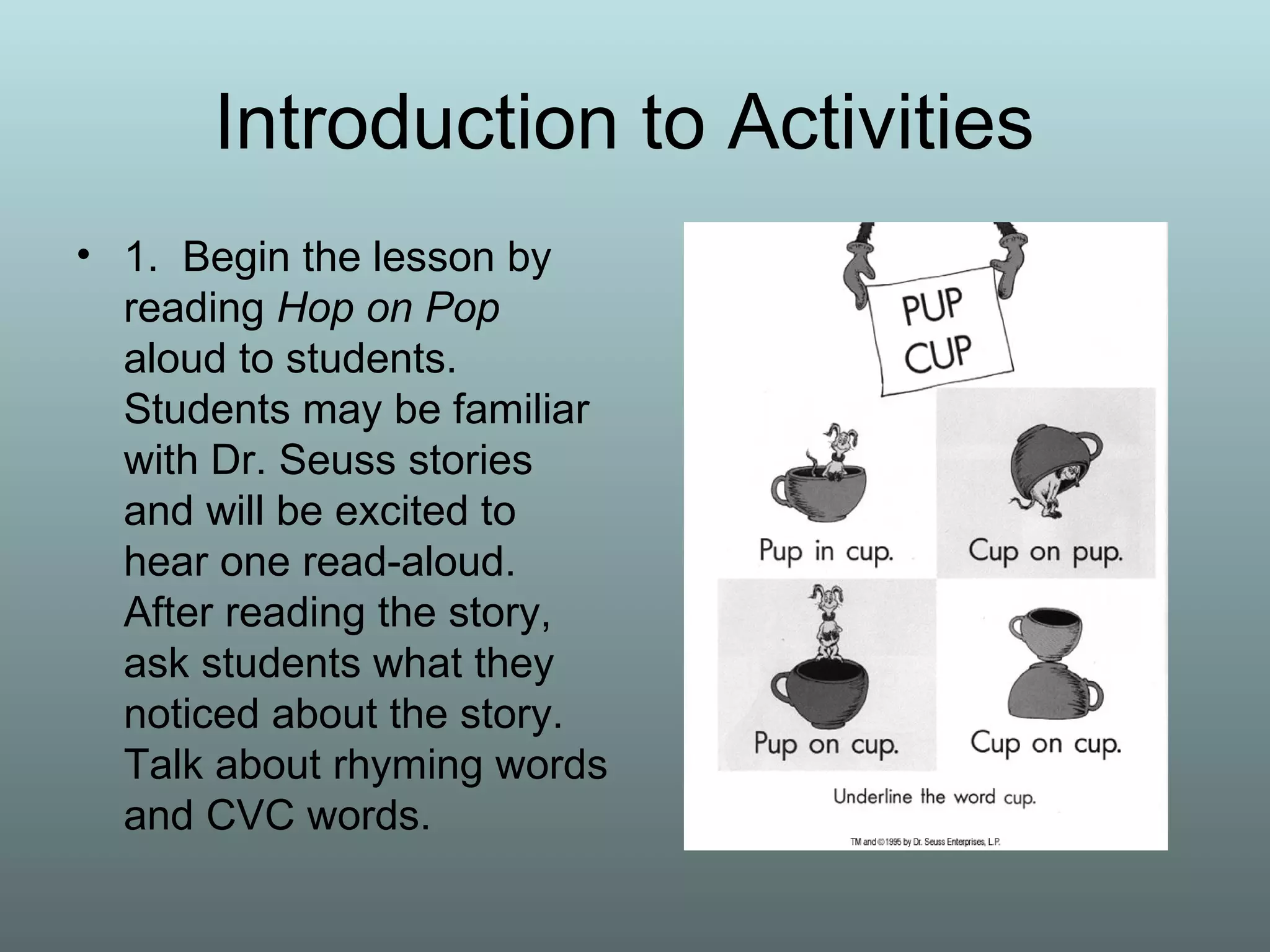 Hop on Pop | PPT