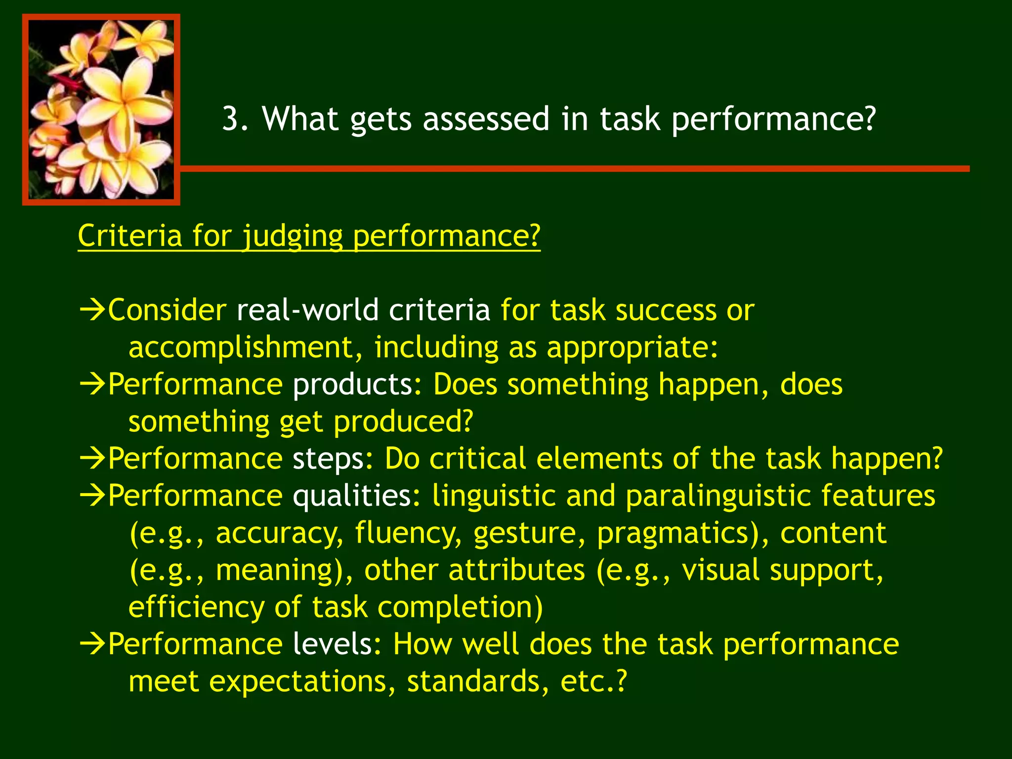 How do we assess task-based performance? with Dr. John Norris | PPT