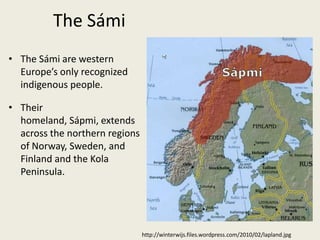 Sami People Map