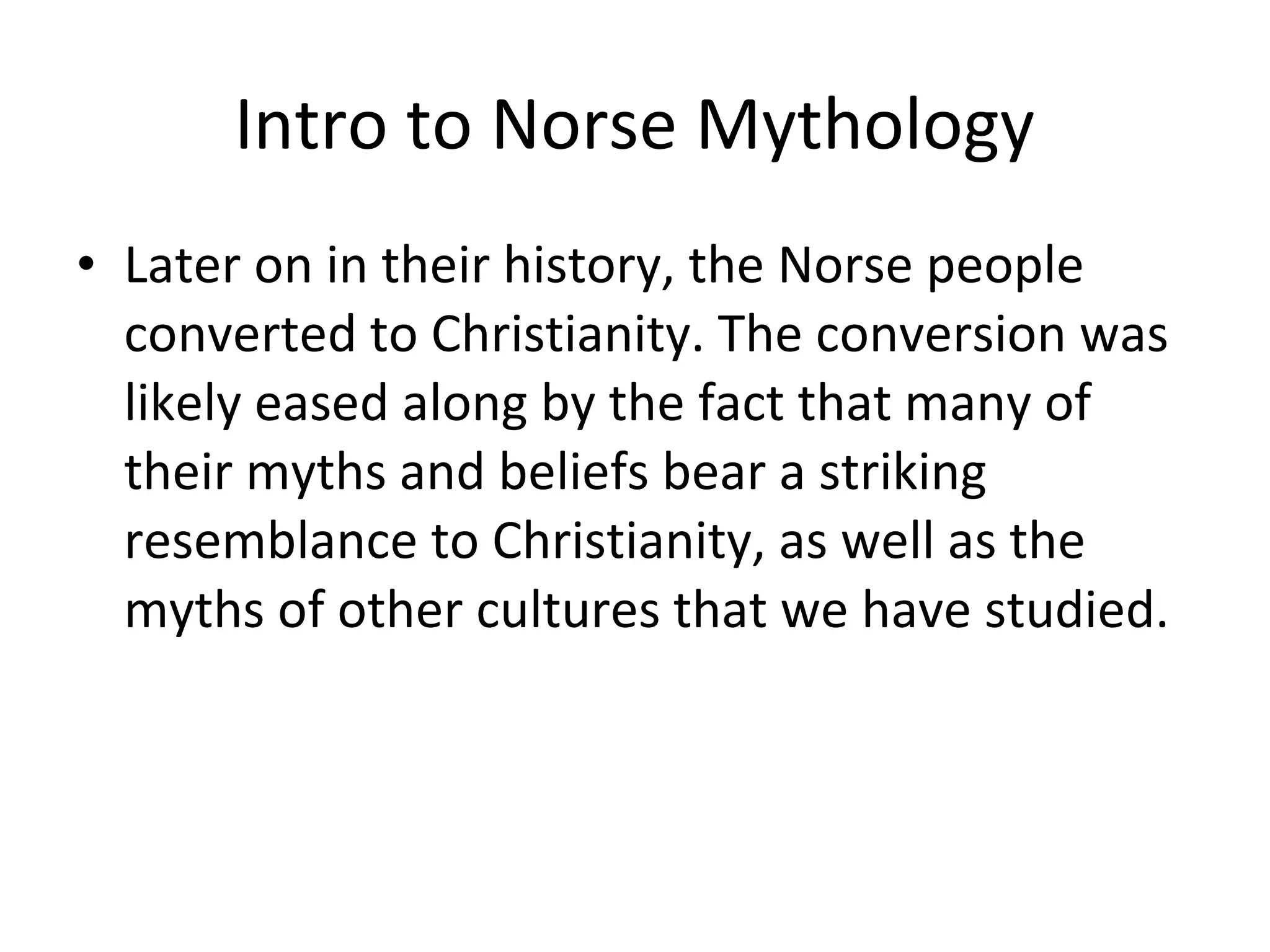 Norse Mythology | PPT