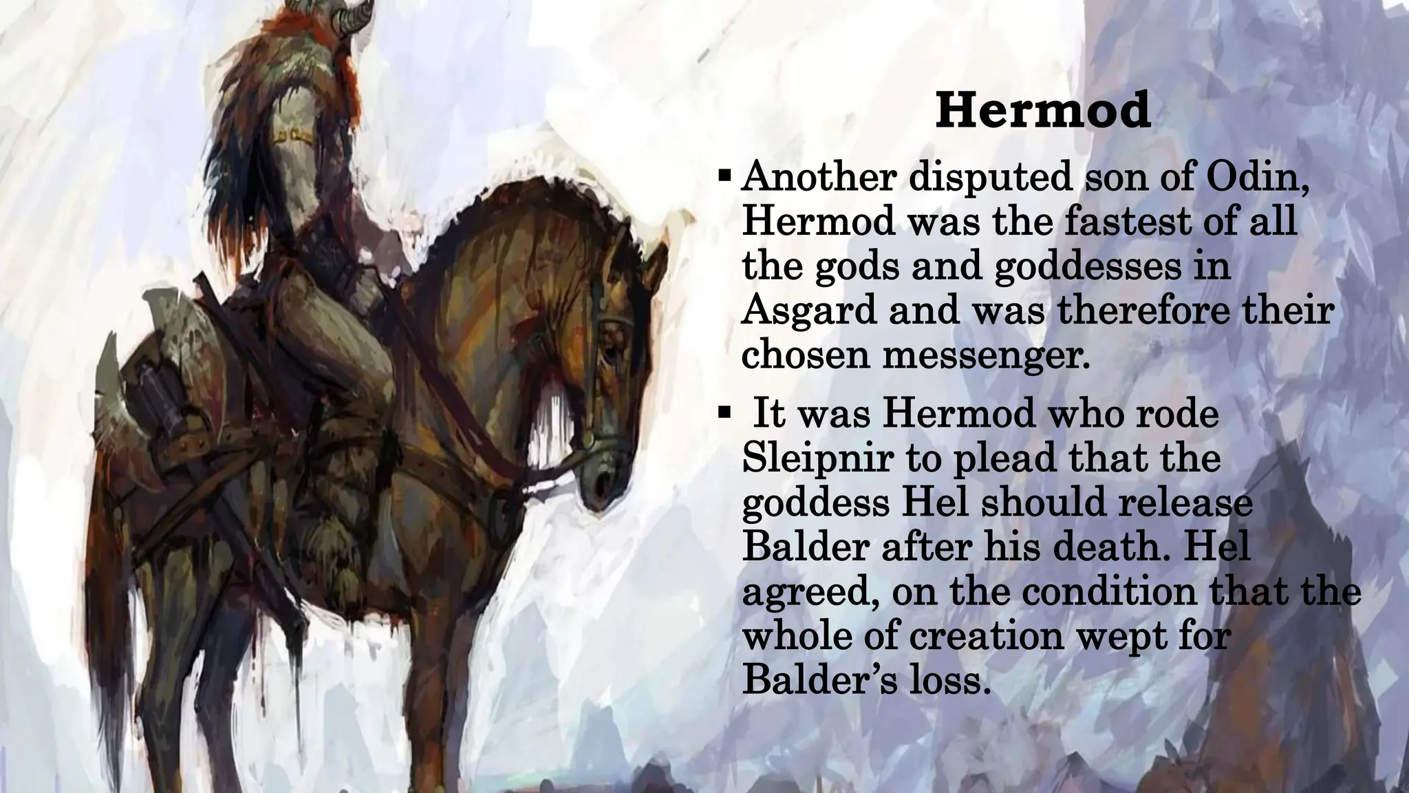 PowerPoint Presentation- Norse Myth gods | PPTX