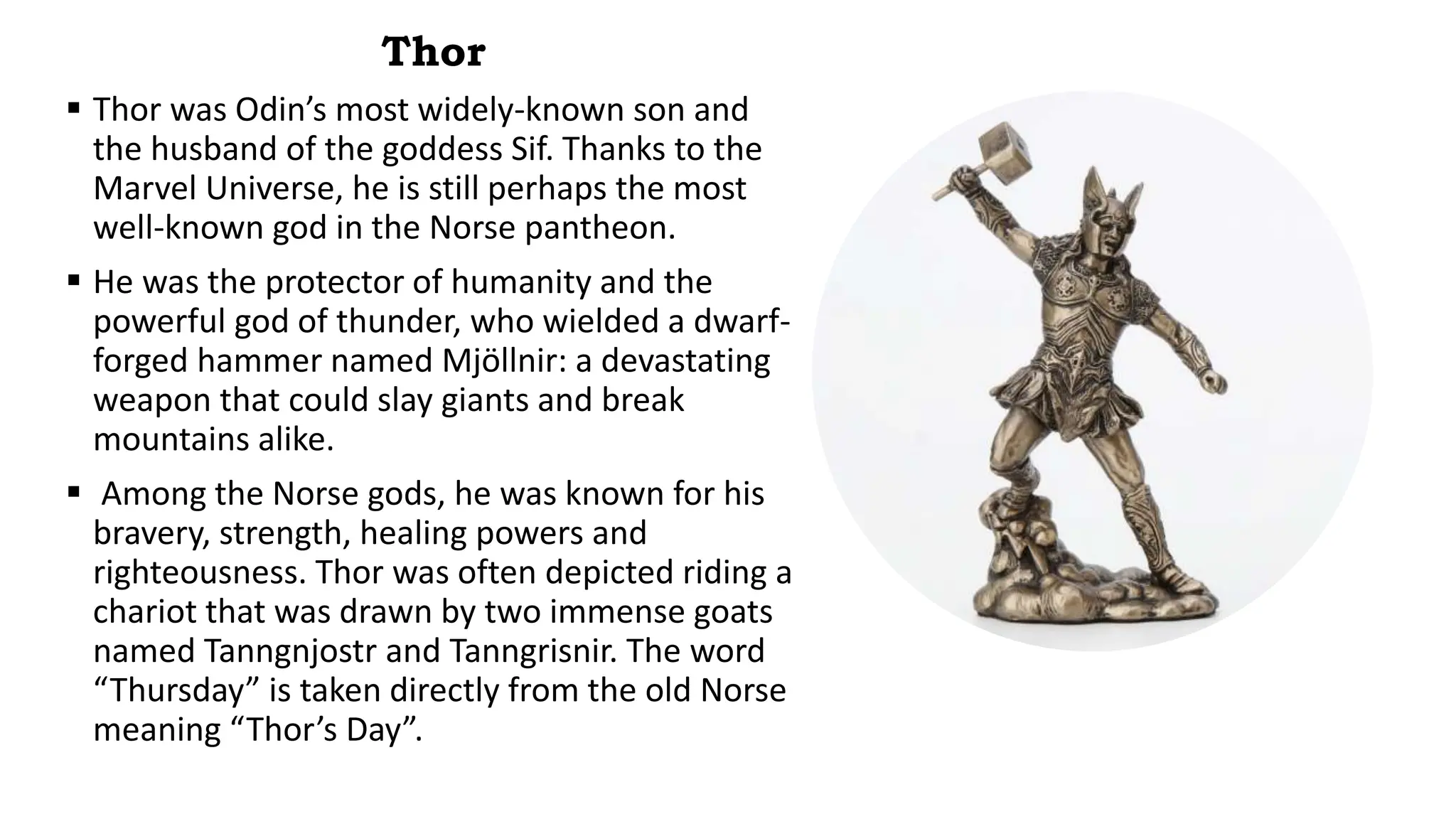PowerPoint Presentation- Norse Myth gods | PPTX