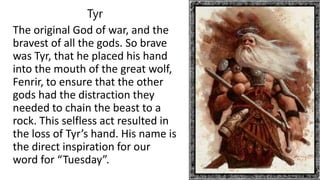 PowerPoint Presentation- Norse Myth gods | PPTX