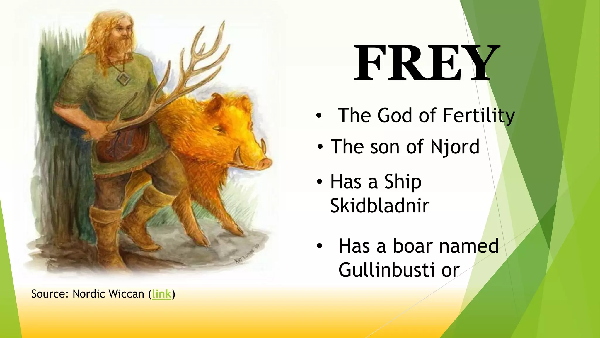 Norse Mythology 13 Major Deities | PPT